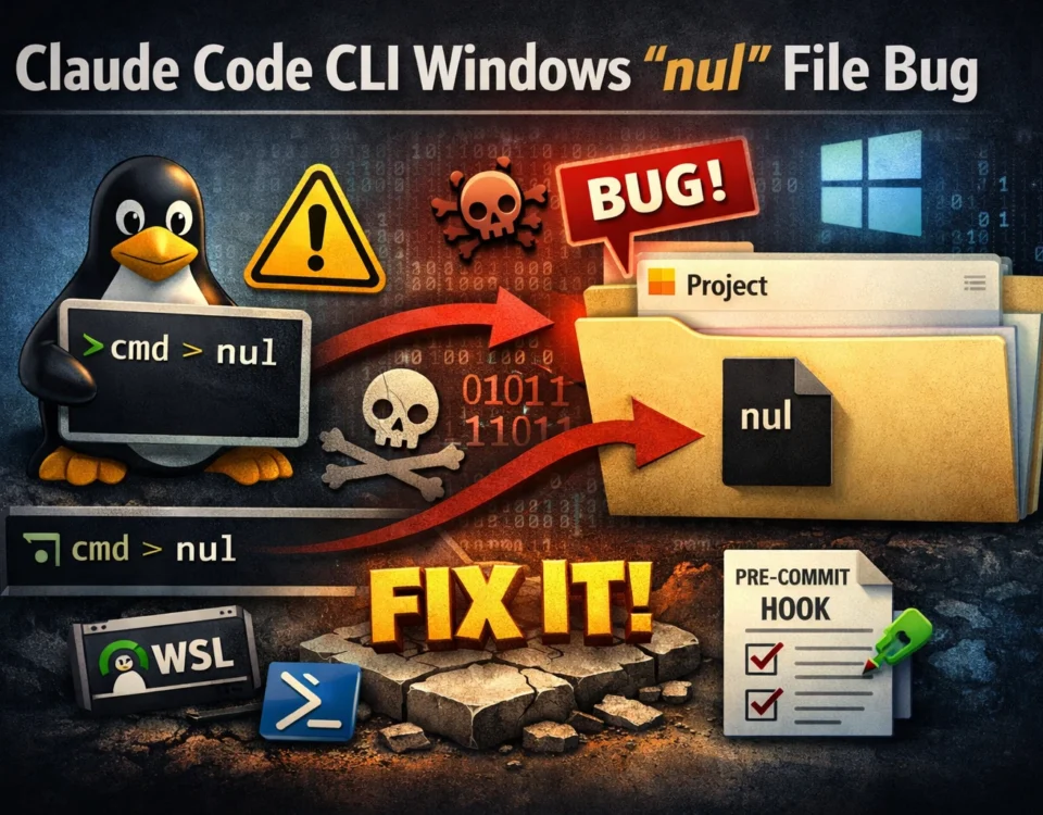Claude Code CLI Windows nul File Bug - Barış USLUCAN